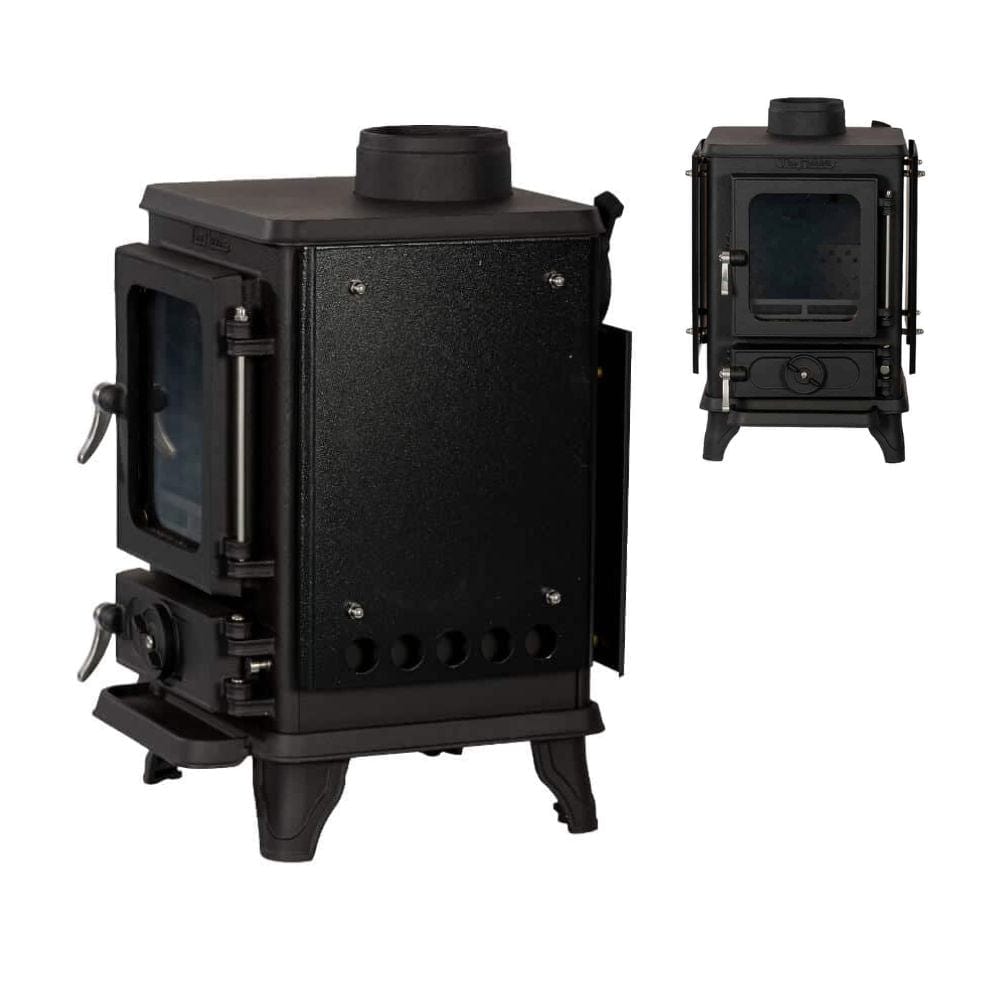 Salamander Hobbit SE Multifuel Wood Burning Stove 4kW Small Cast Iron ...