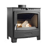 Hamlet Solution 5 Multifuel Widescreen Wood Burning Stove 5kW S4 Briti ...