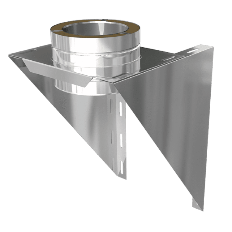 Duraflue DTW Base support bracket adjustable (7-37cm from wall to pipe ...